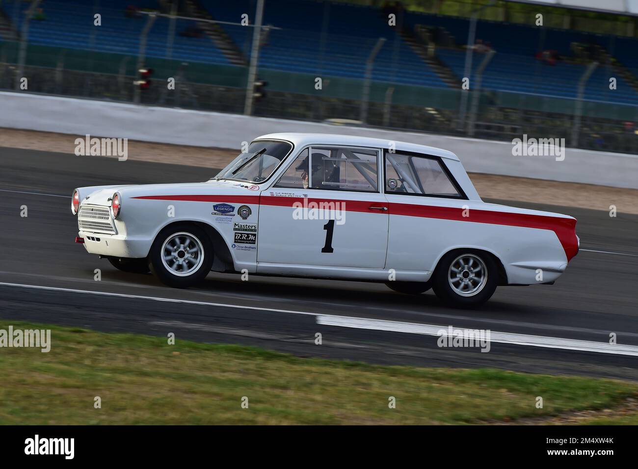 Richard Dutton, Neil Brown, Ford Lotus Cortina, Adrian Flux Trophy for ...
