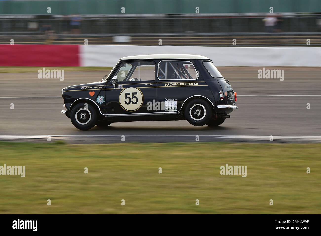 On three wheels through Brooklands, Jeff Smith, Austin Mini Cooper S ...