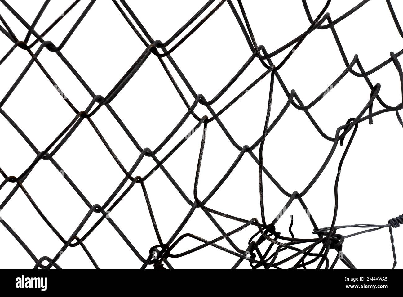 Background of metal mesh or wire on a white background Stock Photo - Alamy
