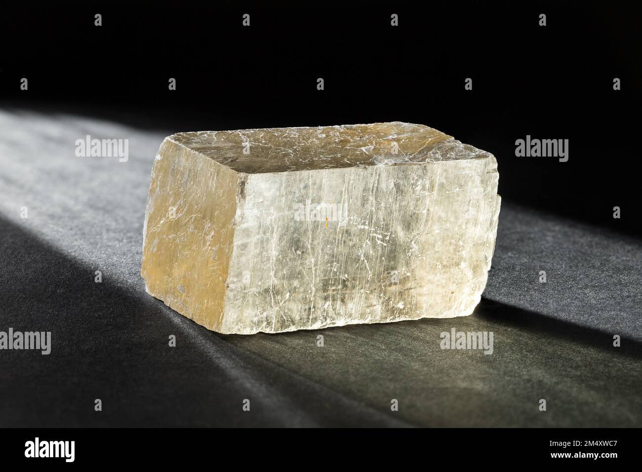Rhombohedral form of Optical Calcite or Iceland Spare Healing Mineral ...