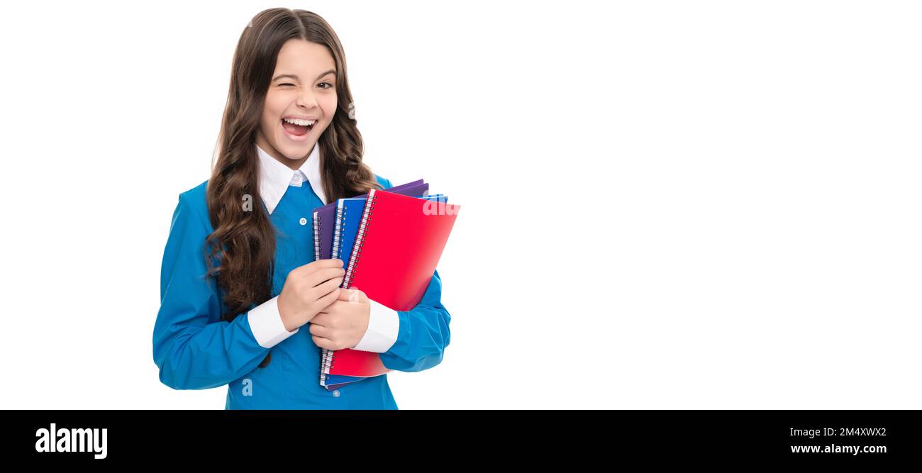 childhood development. kid with homework. teenager student isolated on ...