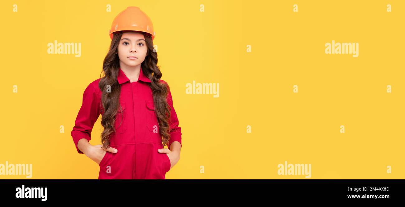 Renovation child, on construction site. improve your childhood. future ...