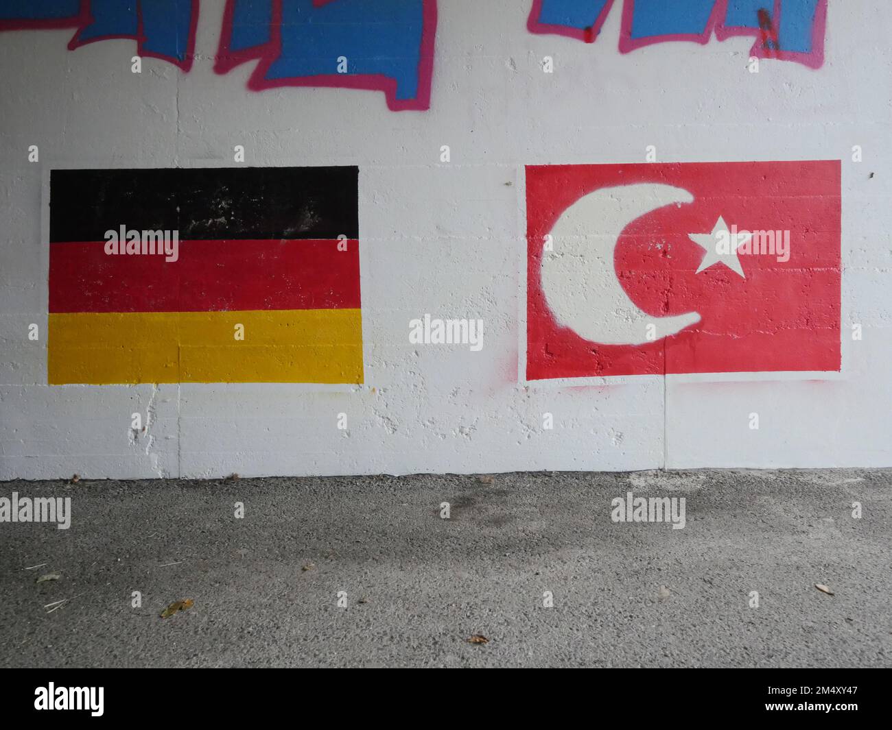 German Turkey Flag Stock Photo - Alamy