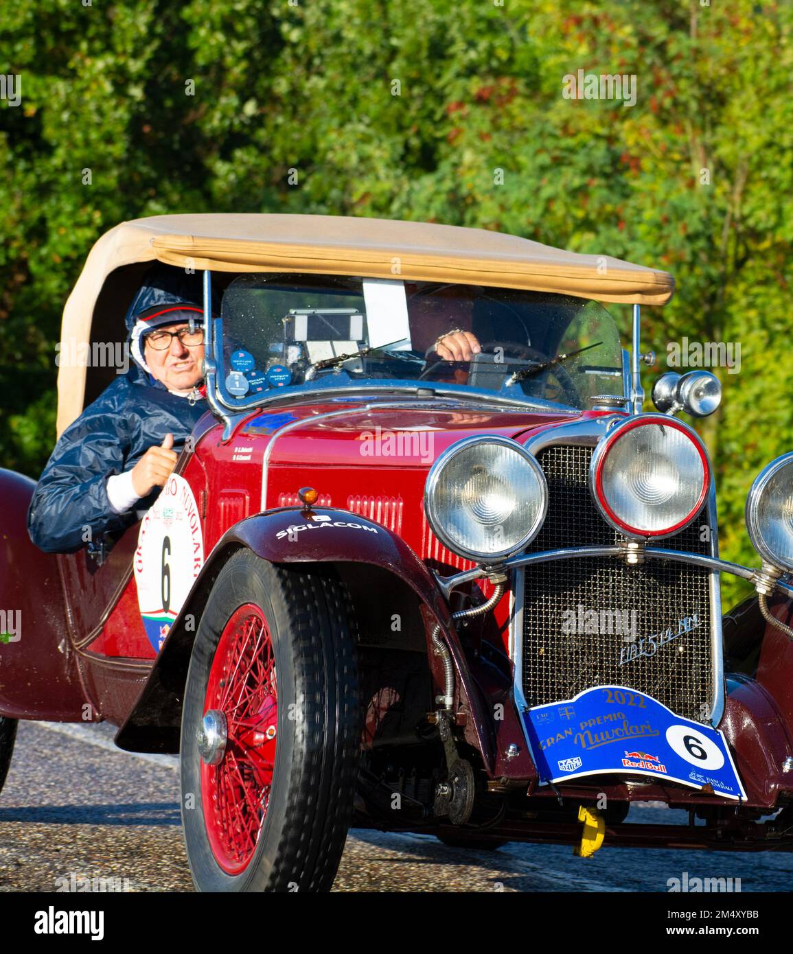 san marino , san marino - sett. 16 : FIAT 514 MM 1930 in coppa nuvolari ...