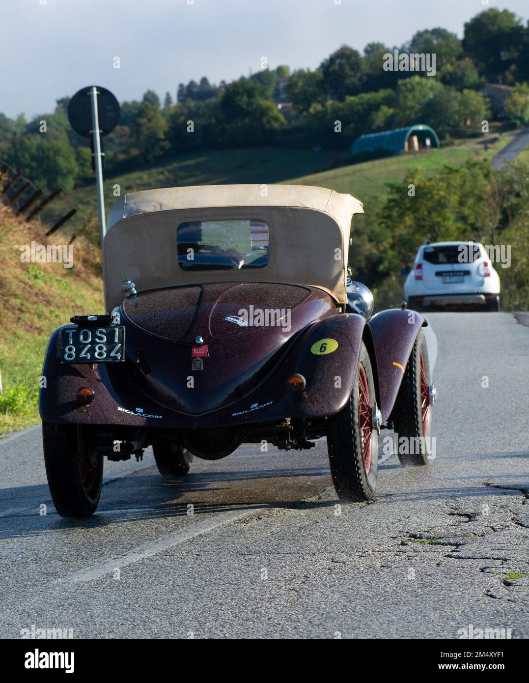san marino , san marino - sett. 16 : FIAT 514 MM 1930 in coppa nuvolari ...