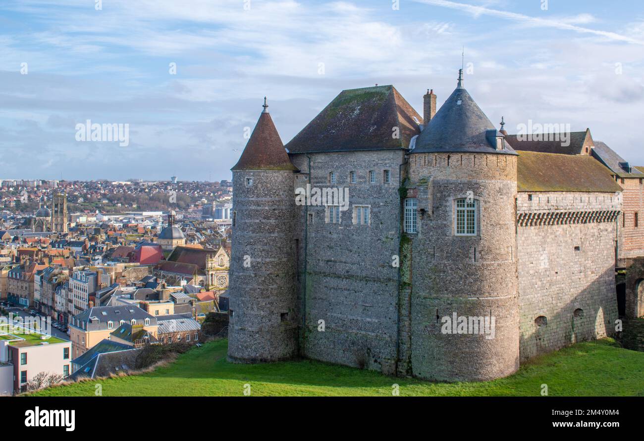 The castle of Dieppe in Normandy (France Stock Photo - Alamy