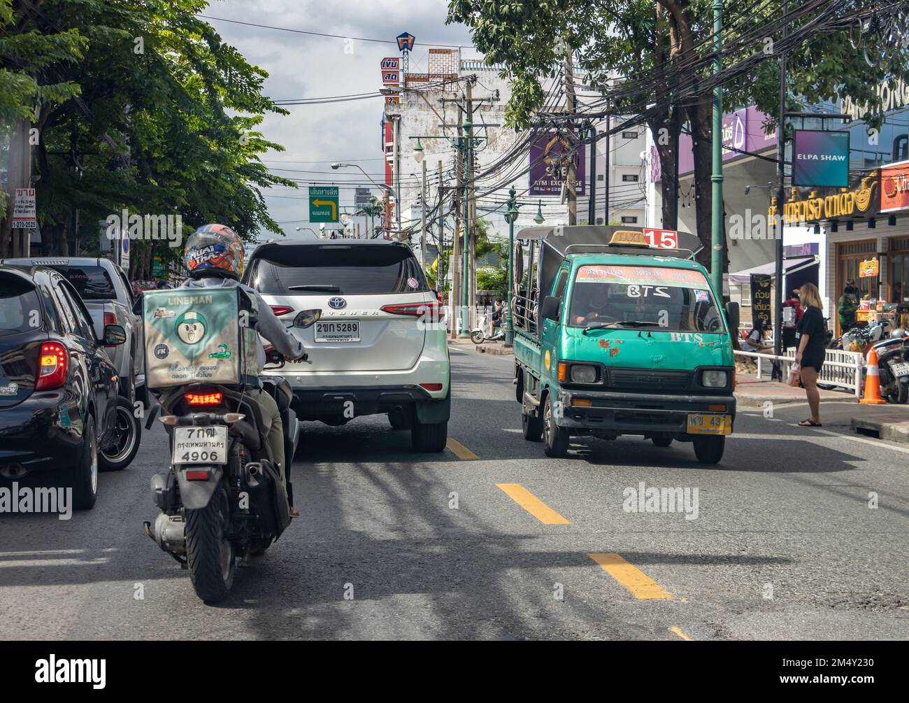 BANGKOK, THAILAND, DEC 06 2022, Traffic in the city center Stock Photo - Alamy