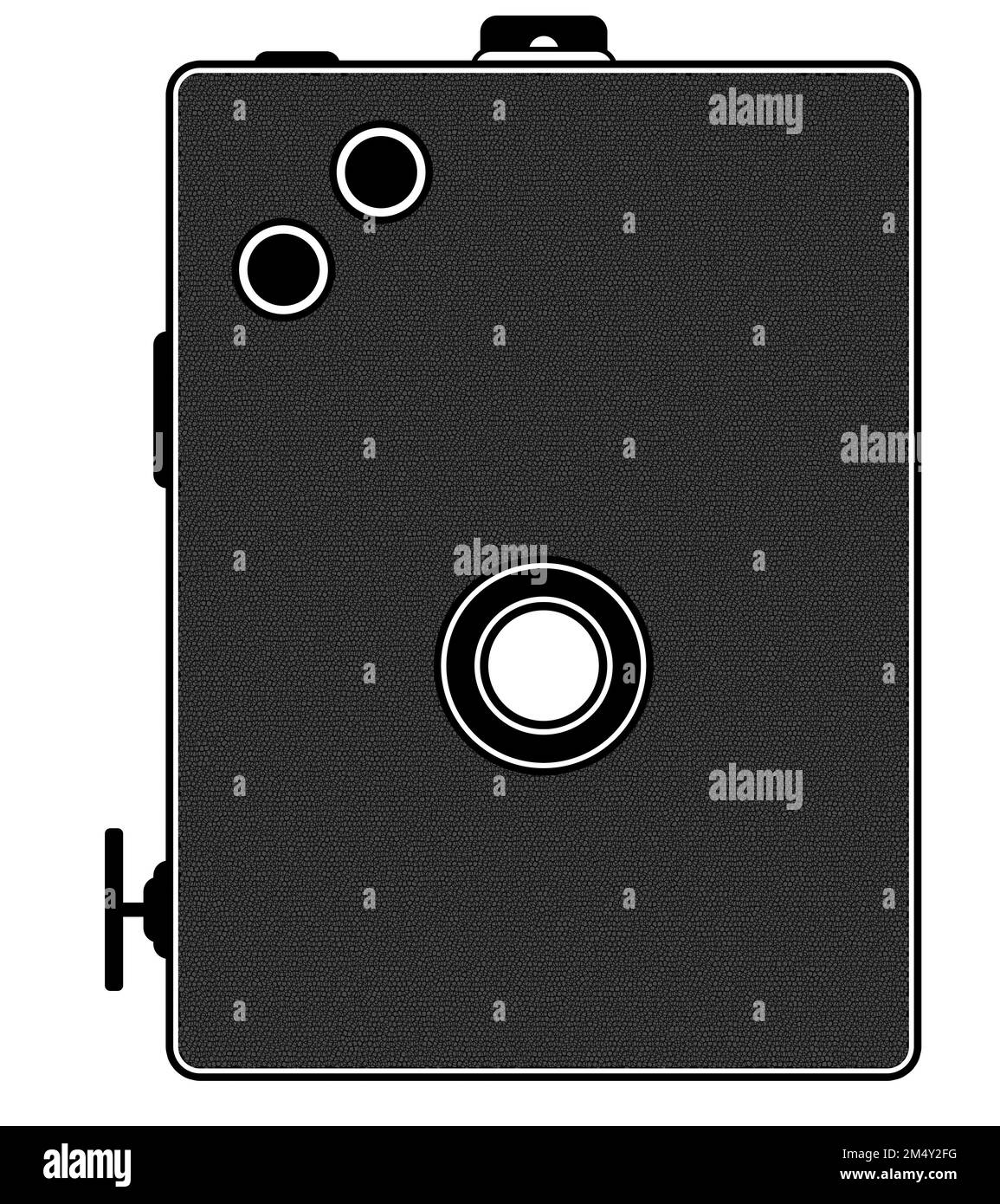 Vintage camera. Simple illustration, line art, clipart, geometric, icon ...