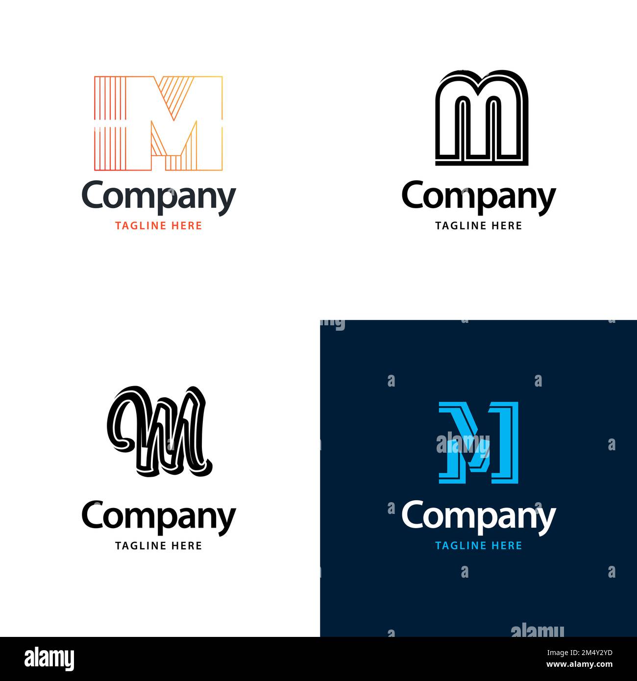 M motion logo Stock Vector Images - Alamy