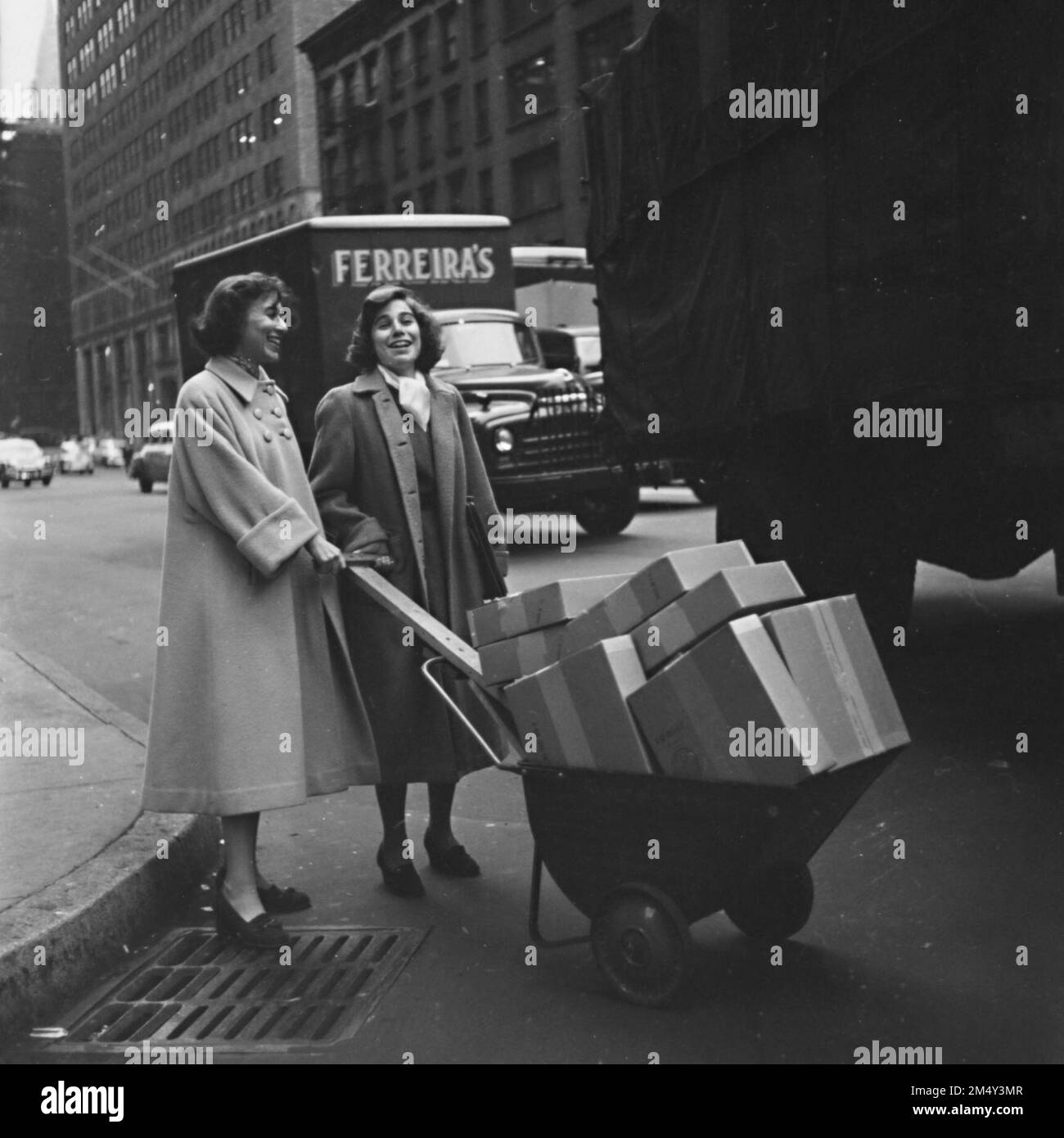 Barbara Holdridge (in light colored coat) and Marianne Roney, founders ...