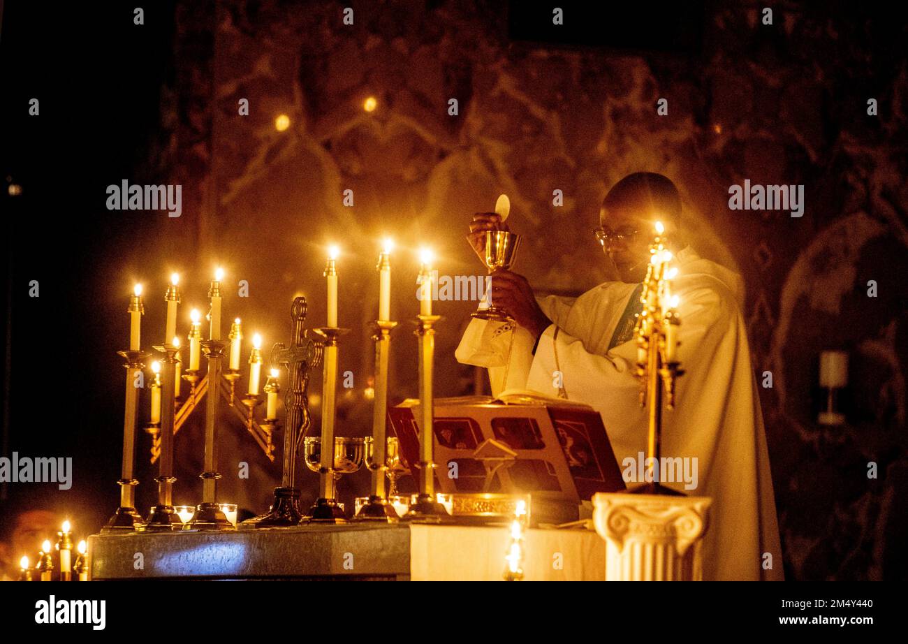 Los Angeles, California, USA. 22nd Dec, 2022. Father Gerald Osuagwu ...