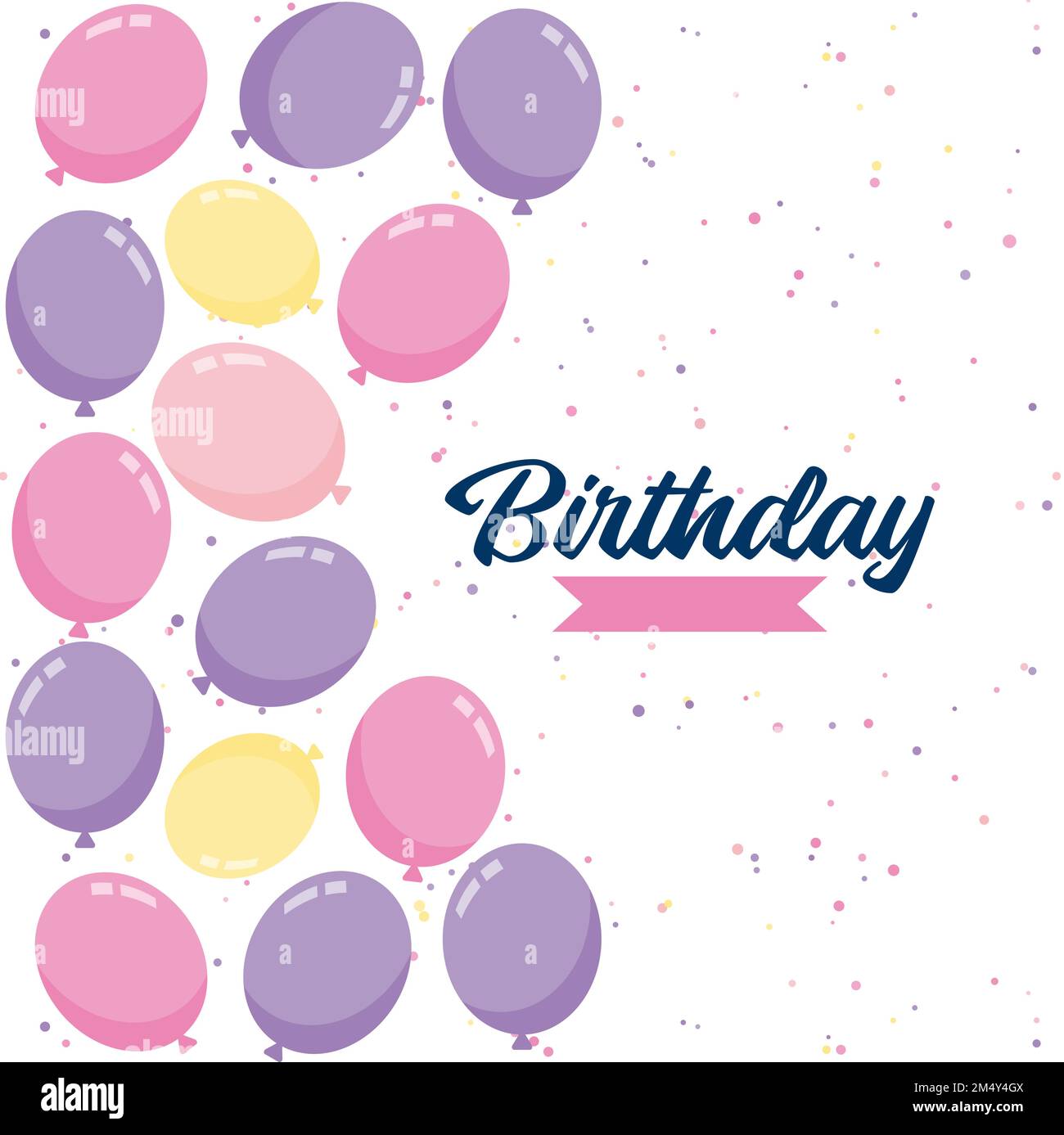 Happy Birthday To you Balloon background for party holiday birthday ...