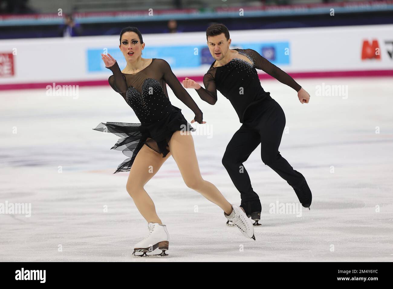 Charlene Guignard / Marco Fabbri (Ita) during Ice Dance Grand Prix of ...