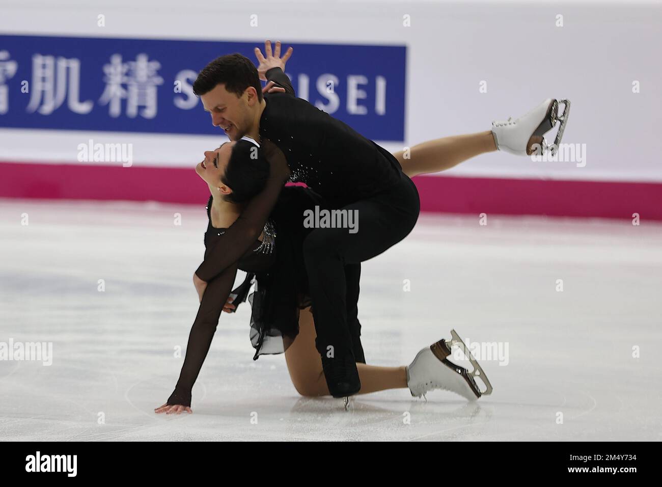 Charlene Guignard / Marco Fabbri (Ita) during Ice Dance Grand Prix of ...