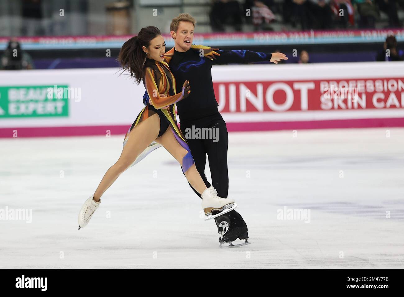 Phebe Bekker / James Hernandez (Gbr) during Ice Dance Grand Prix of ...