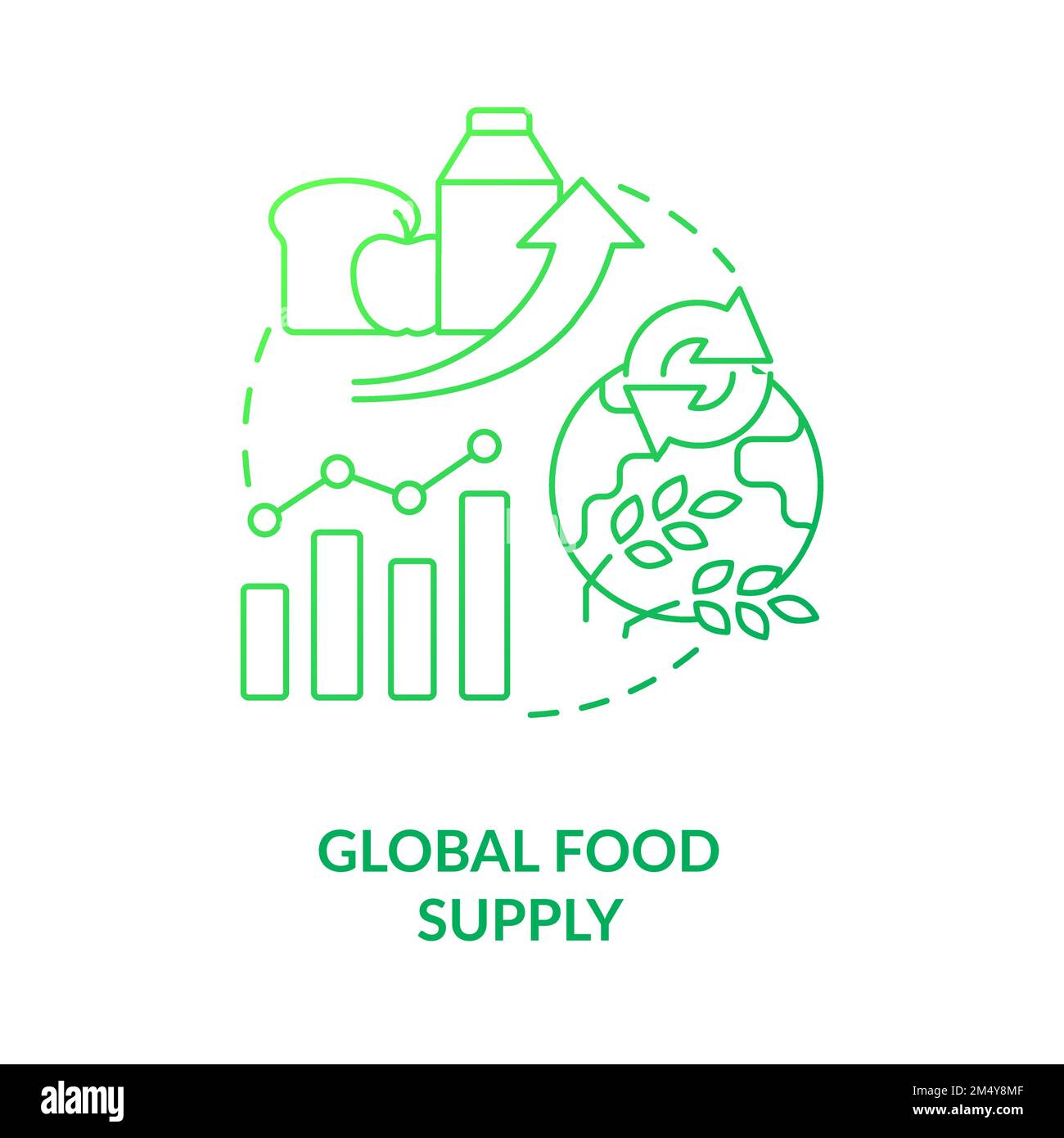 Global food demand Stock Vector Images - Alamy