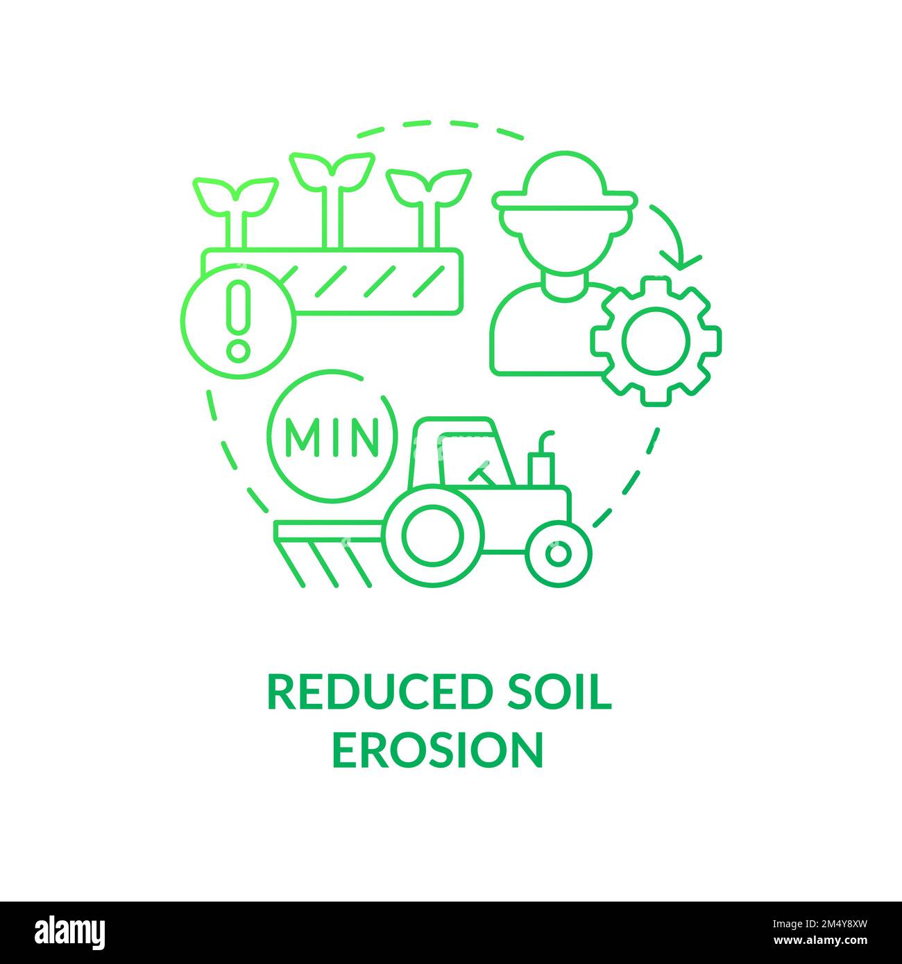 Soil erosion field Stock Vector Images - Alamy