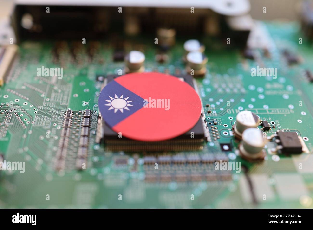 Tokyo, Japan, December 2022.Semiconductor printed circuit board ...