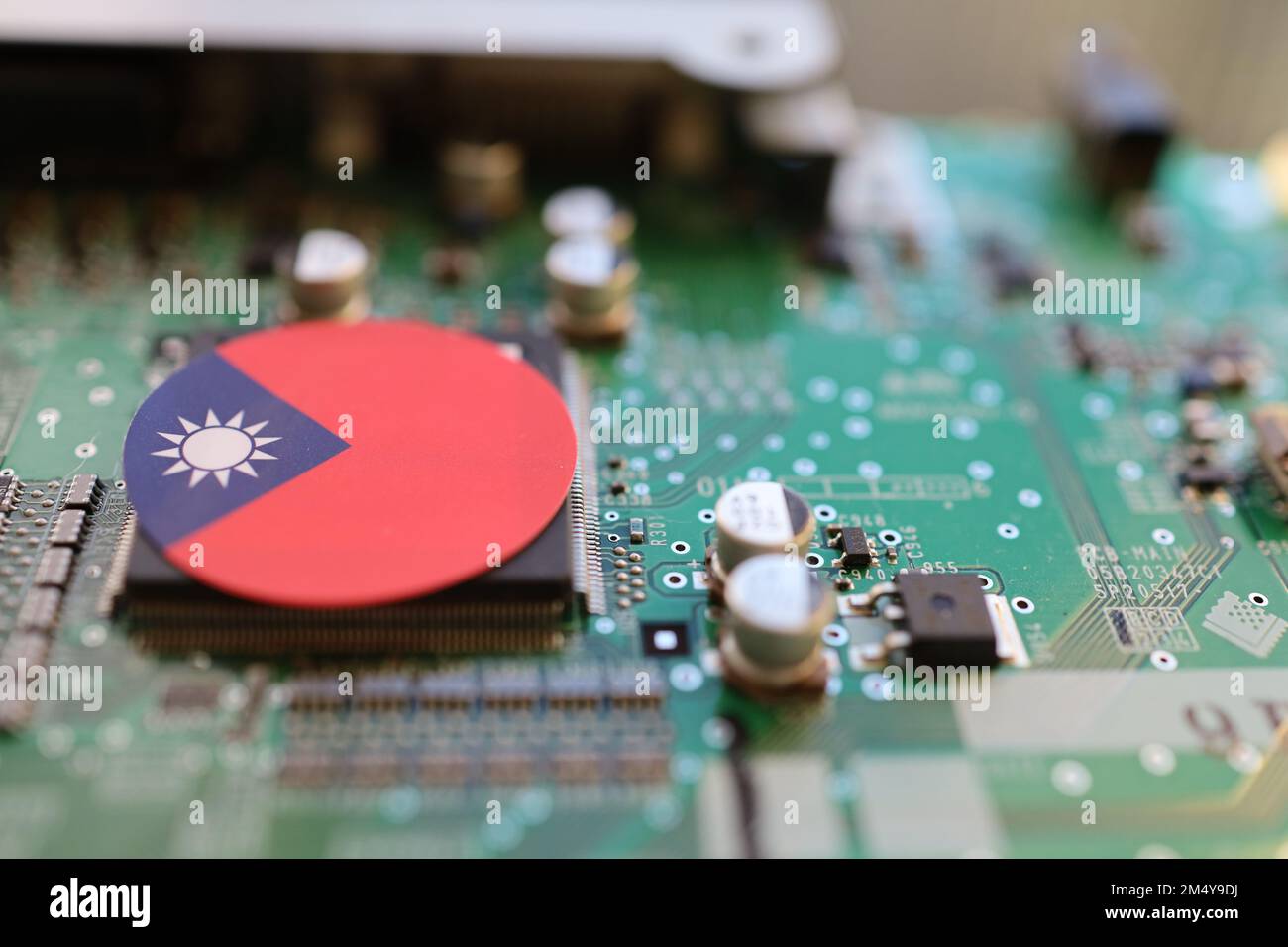 Tokyo, Japan, December 2022.Semiconductor printed circuit board ...