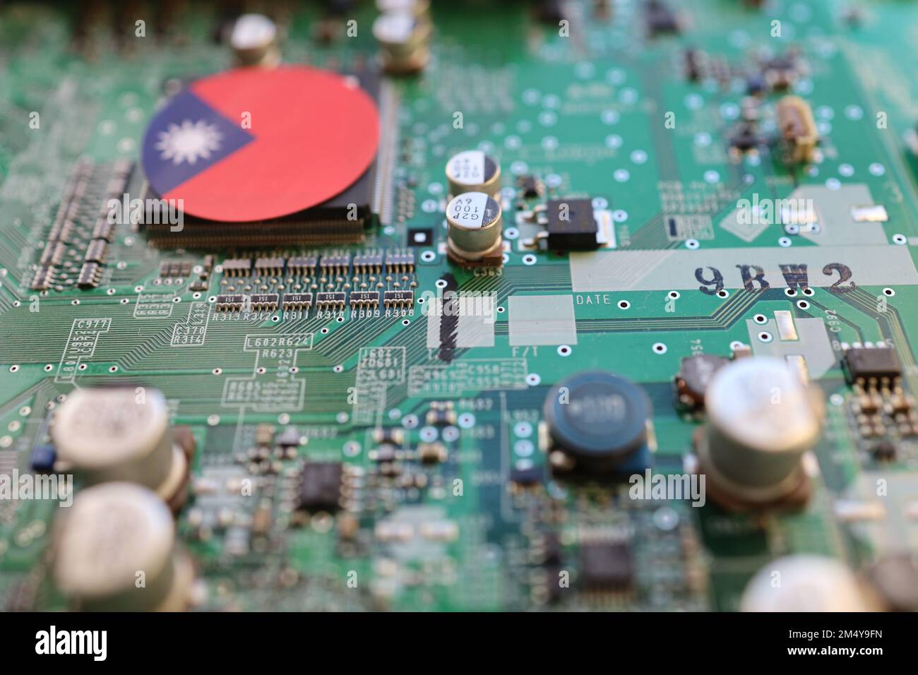 Tokyo, Japan, December 2022.Semiconductor printed circuit board ...