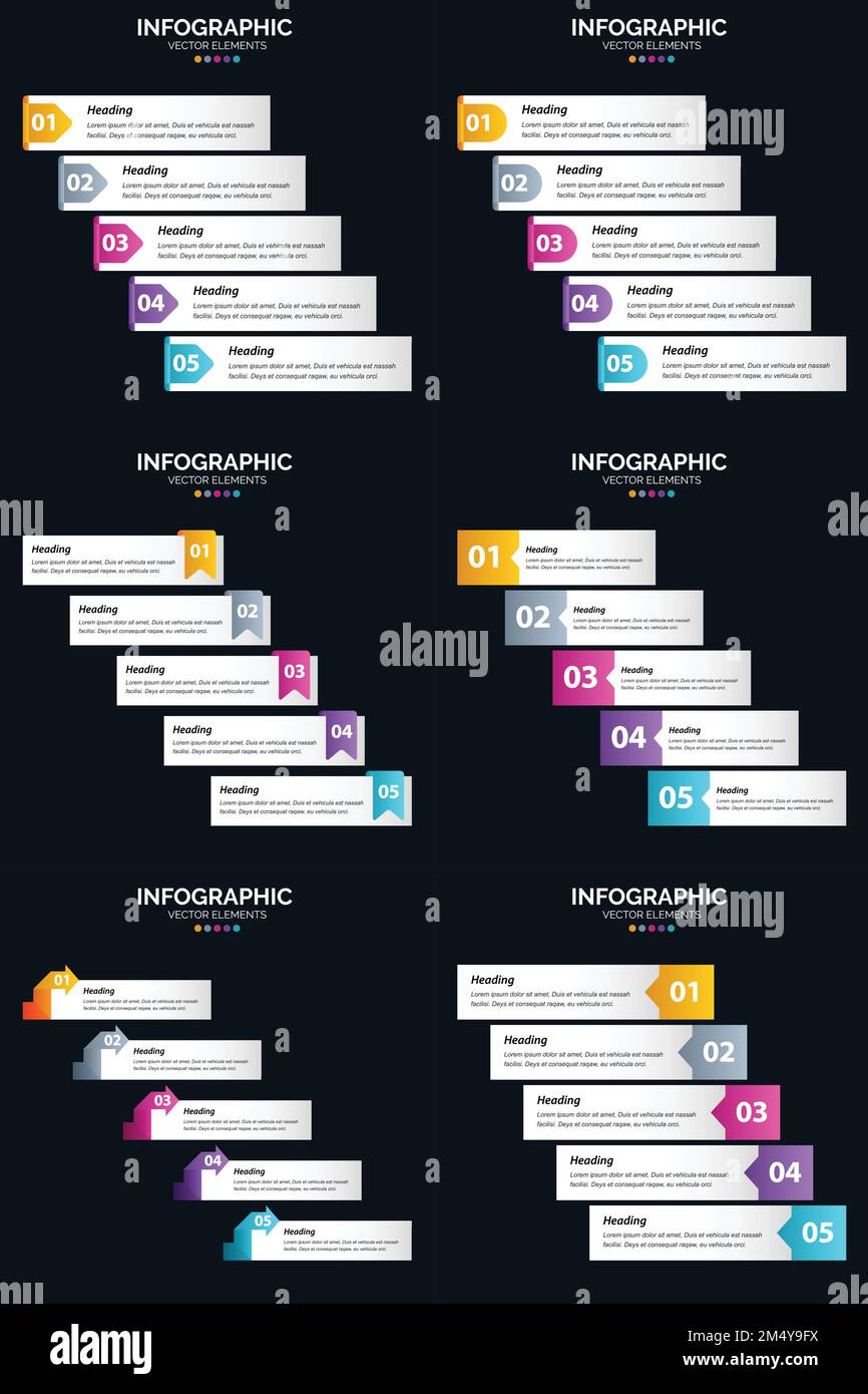 Streamline your presentation with Vector 6 Infographics Pack and ...