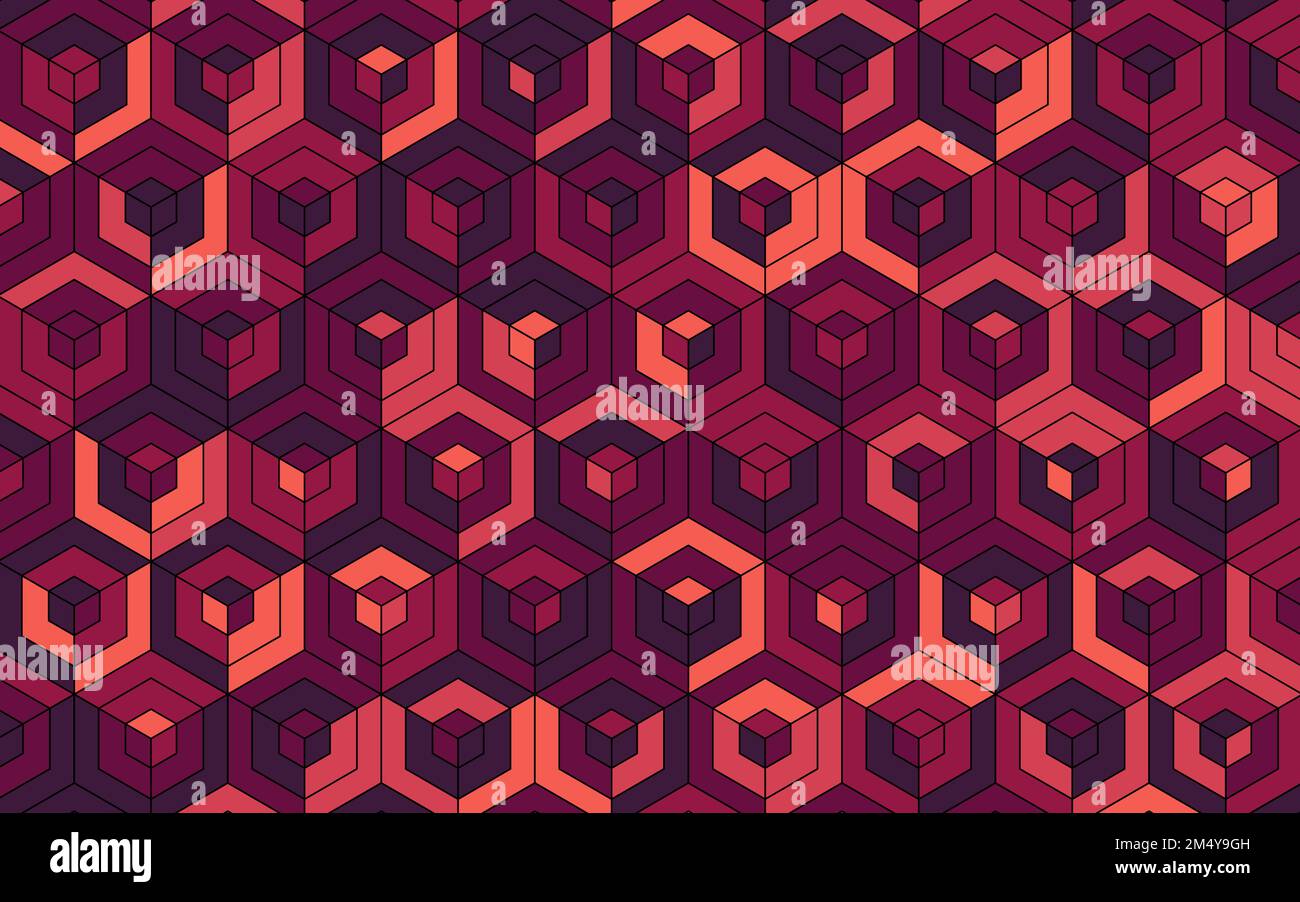 Minimal modern red architecture Stock Vector Images - Alamy