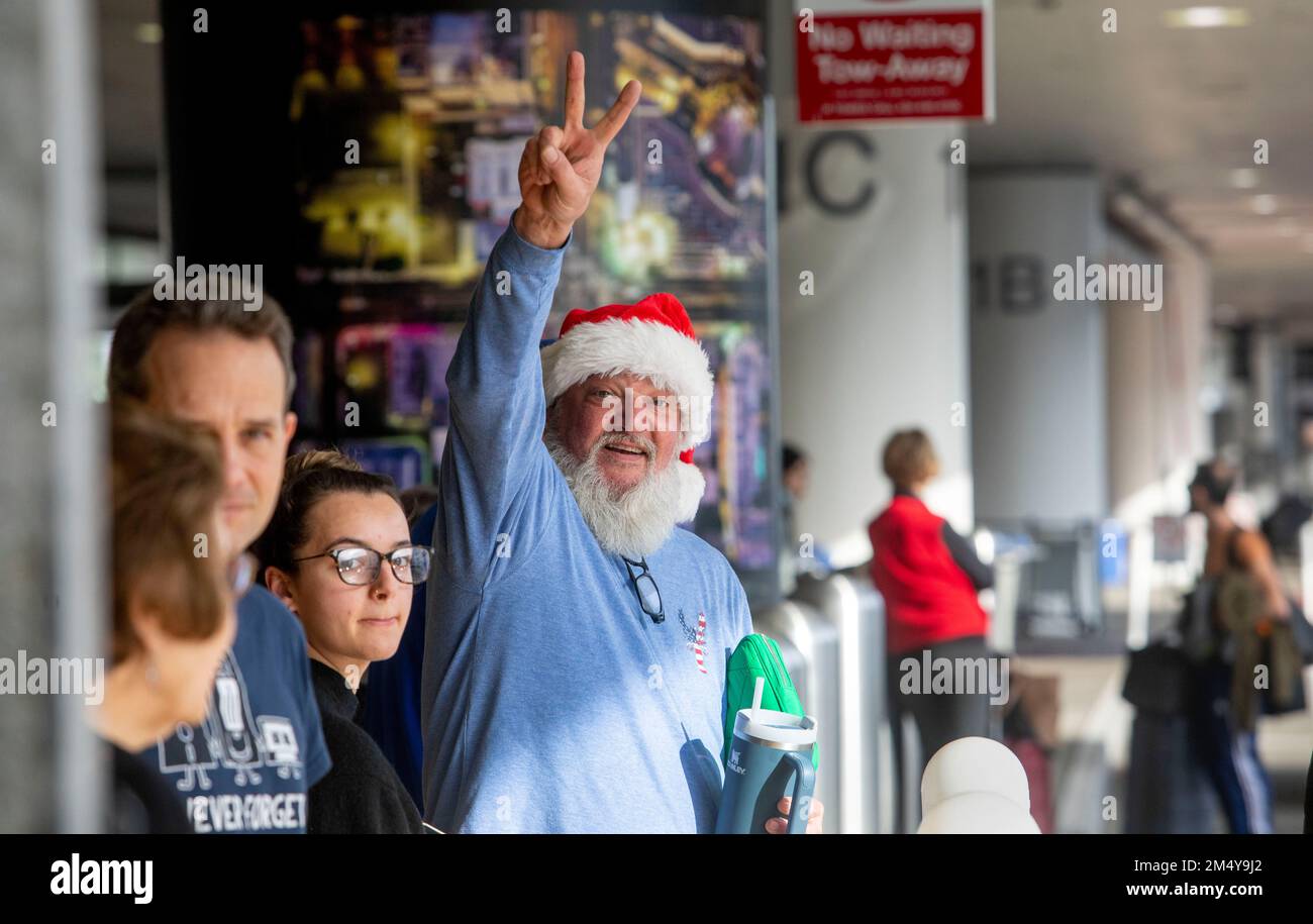 December 22, 2022, Los Angeles, California, USA: Michael Benton flashes ...