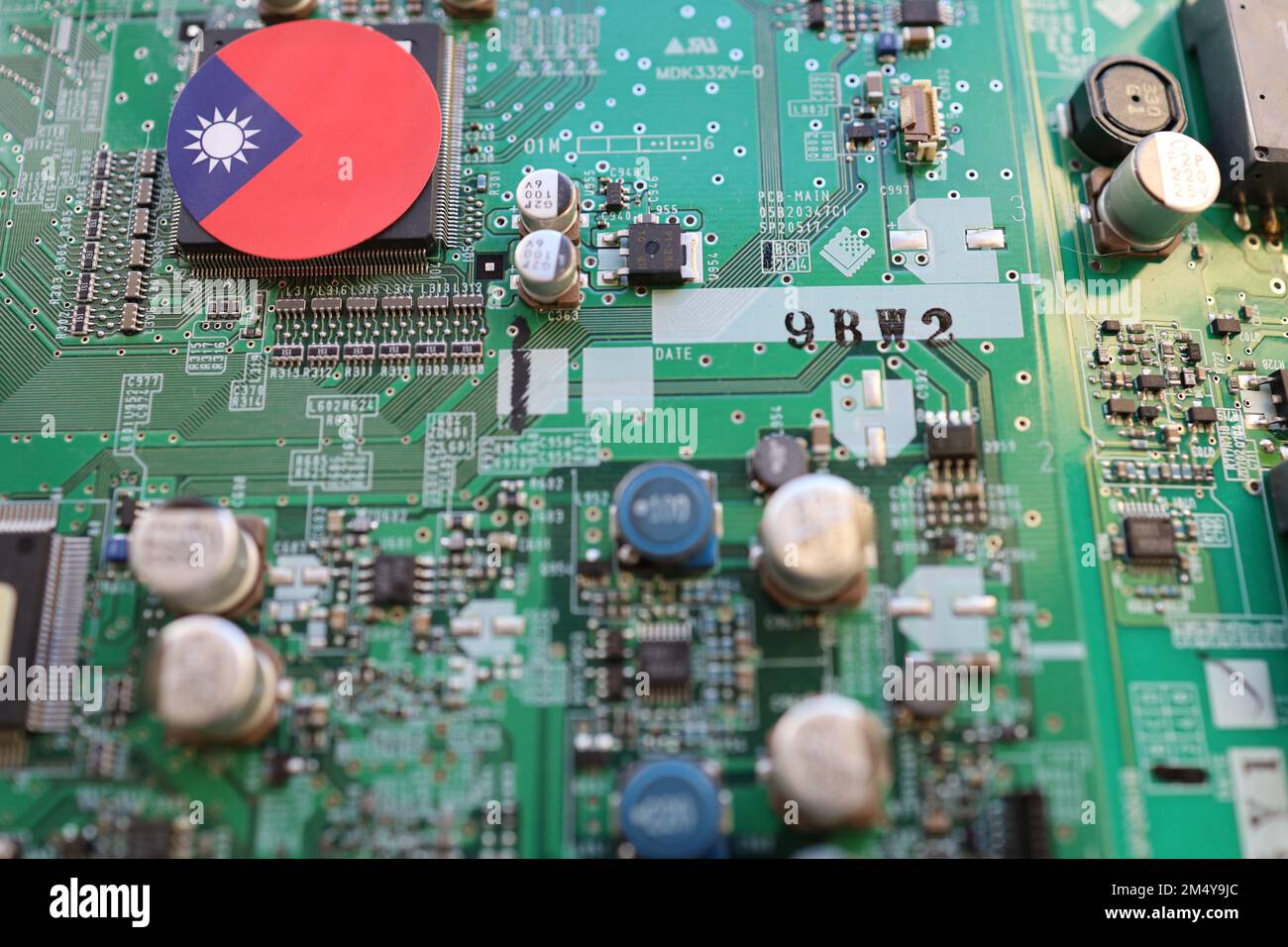 Tokyo, Japan, December 2022.Semiconductor printed circuit board ...