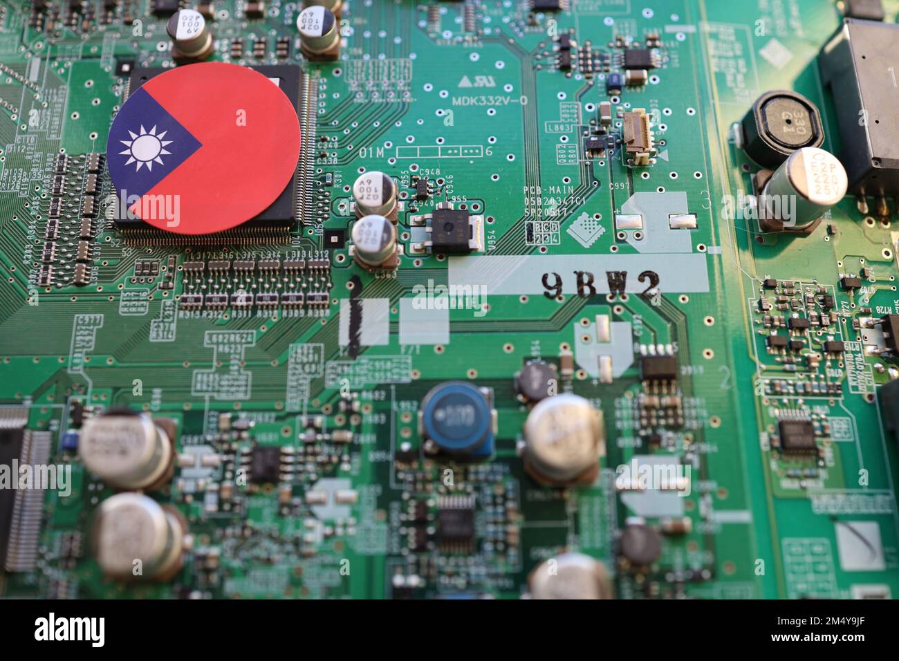 Tokyo, Japan, December 2022.Semiconductor printed circuit board ...