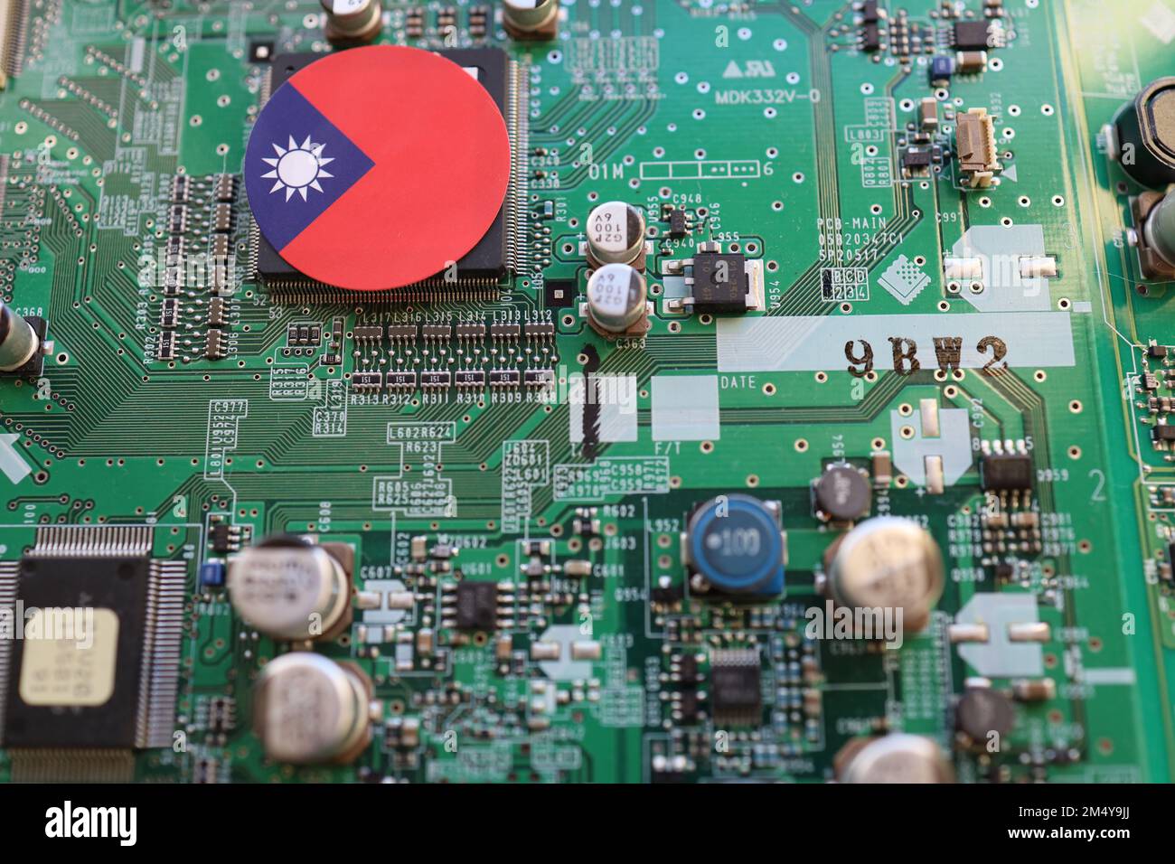 Tokyo, Japan, December 2022.Semiconductor printed circuit board ...