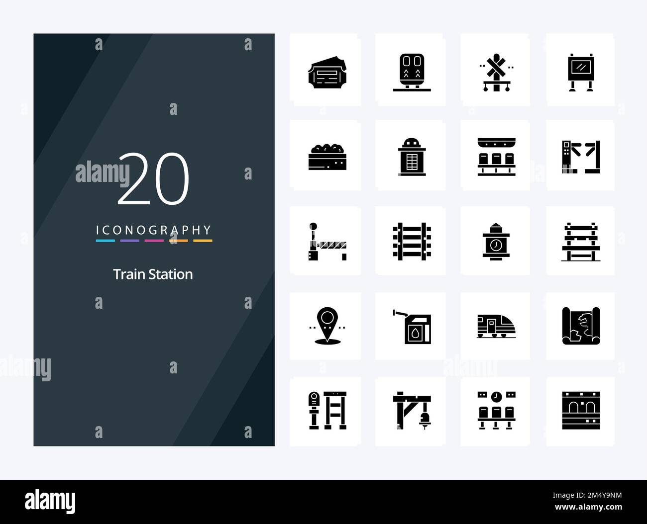 Train station poster advertising Stock Vector Images - Alamy