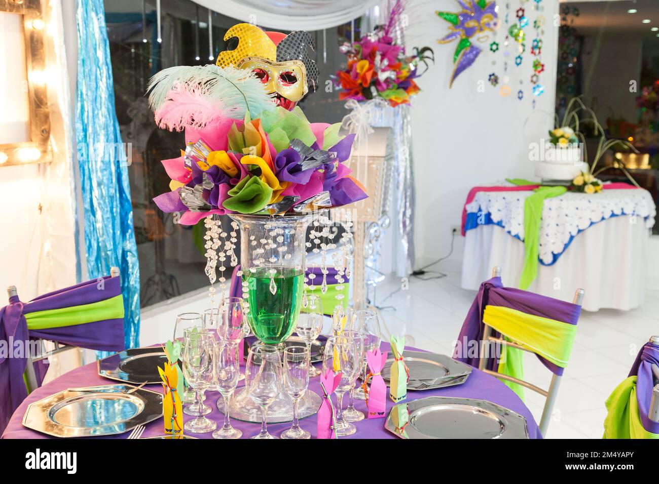 Thematic Decoration For Celebration And Parties; Reception Room With ...