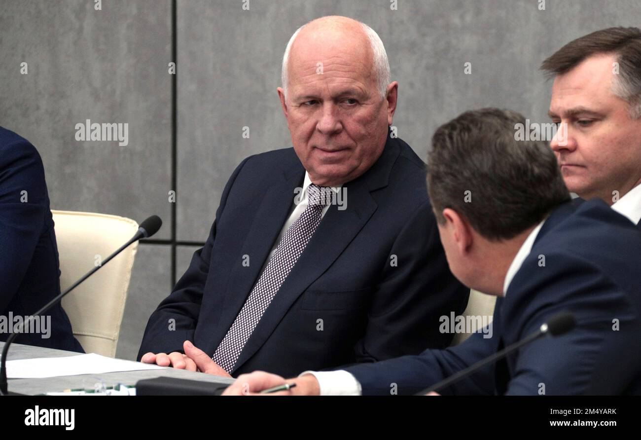 Tula, Russia. 23rd Dec, 2022. CEO of Russian state-owned defence ...