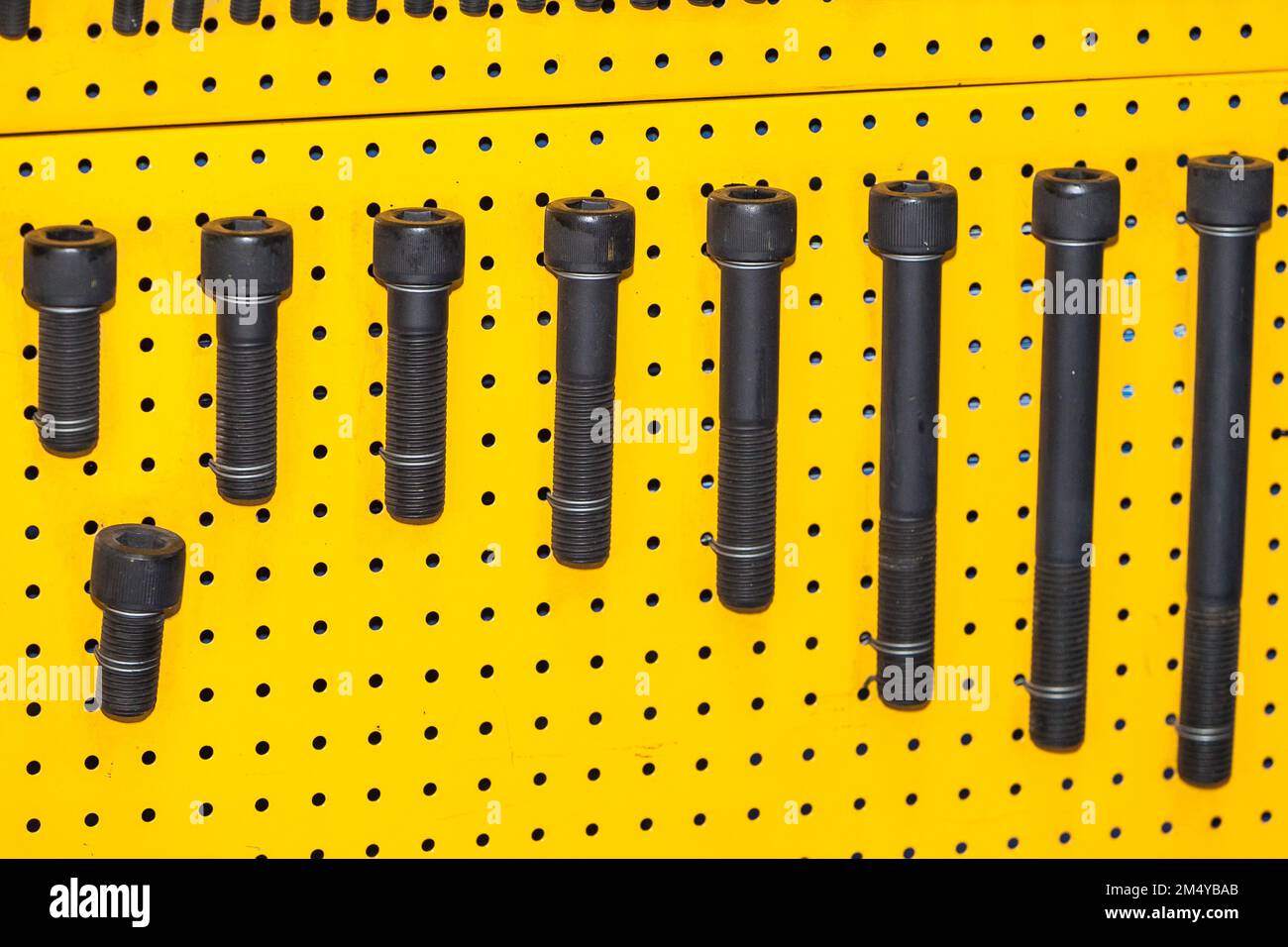 Set Of Different Metal Screws Stock Photo - Alamy