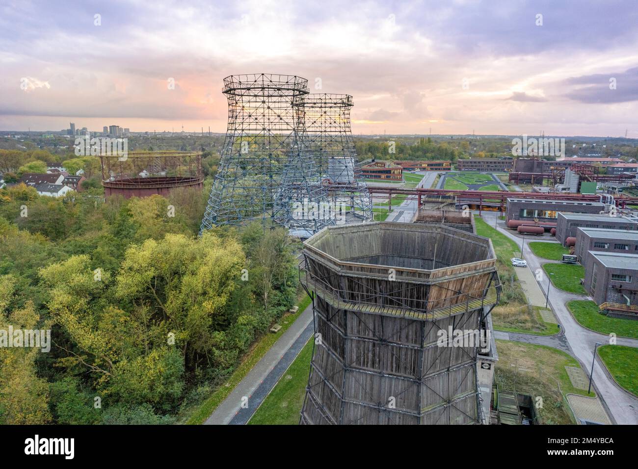 Aerial view of the Unesco Zollverein, Essen, Germany Stock Photo - Alamy