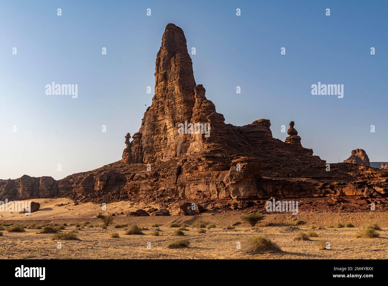 Giant pinnacle, Al Ula, Kingdom of Saudi Arabia Stock Photo - Alamy