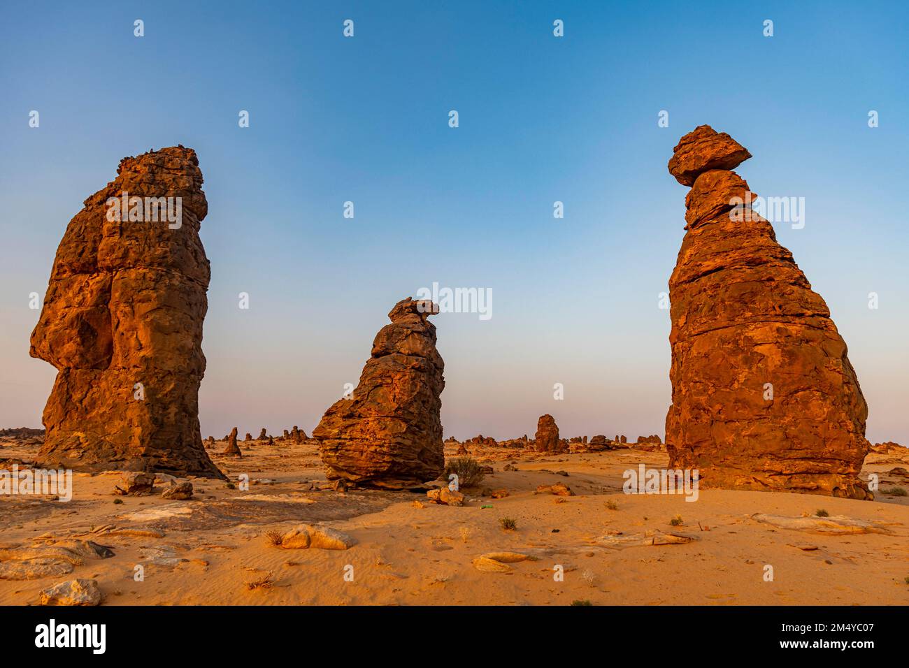 Algharameel rock formations, Al Ula, Kingdom of Saudi Arabia Stock ...