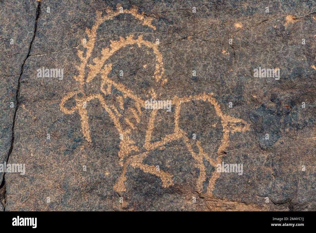 Rock carvings, Unesco site Bir Hima Rock Petroglyphs and Inscriptions ...
