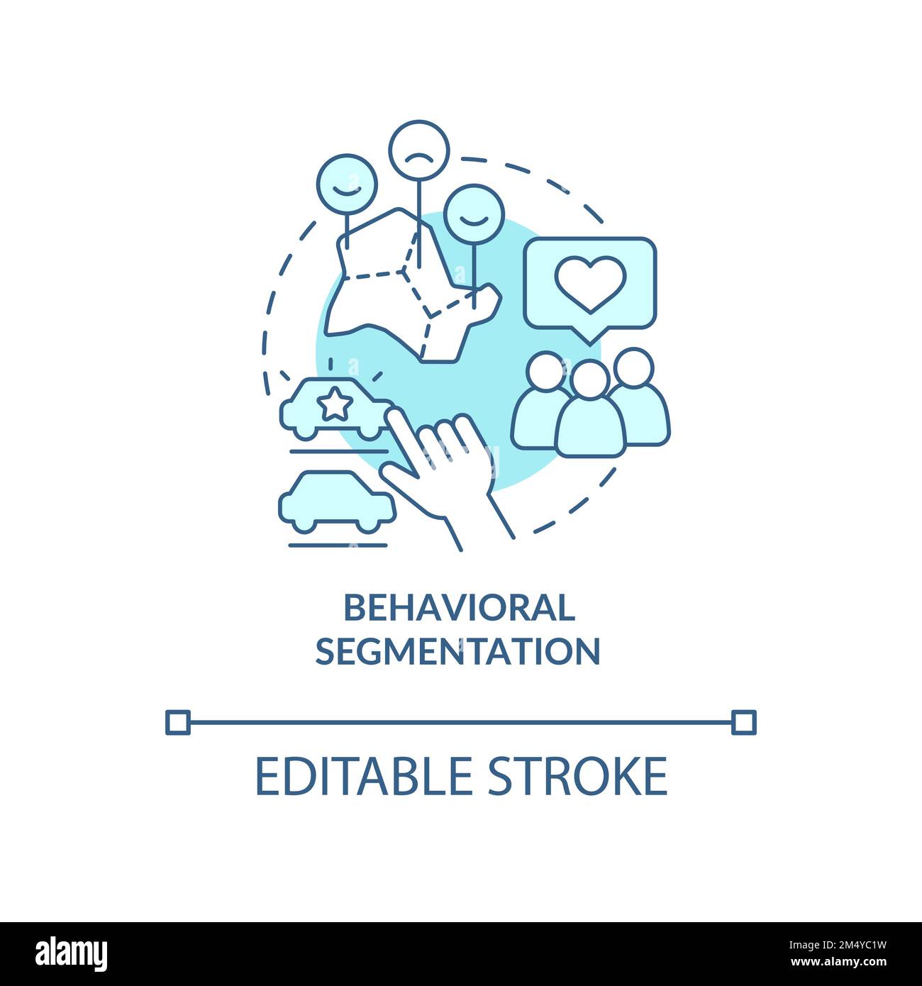 Behavioral segmentation blue concept icons set Stock Vector Image & Art ... Behavioral segmentation blue concept icons set Stock Vector Image & Art ...