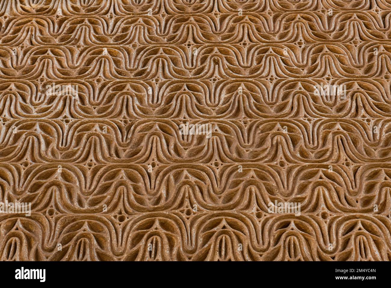 Detail artwork in a beautiful old merchant house, Farasan islands ...