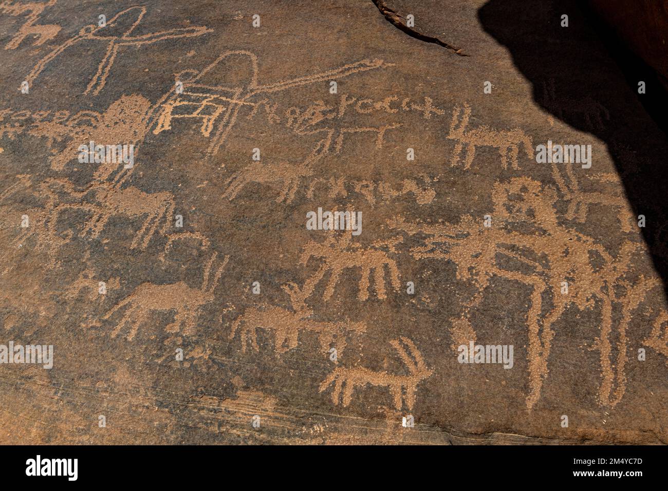 Unesco site Rock Art in the Ha'il Region, Jubbah, Kingdom of Saudi ...