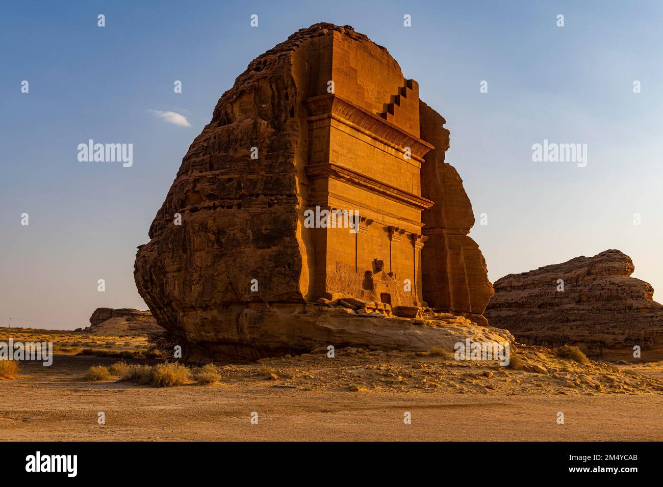 Tomb of Lihyan son of Kuza, Unesco site Maidan Saleh or Hegra, Al Ula ...
