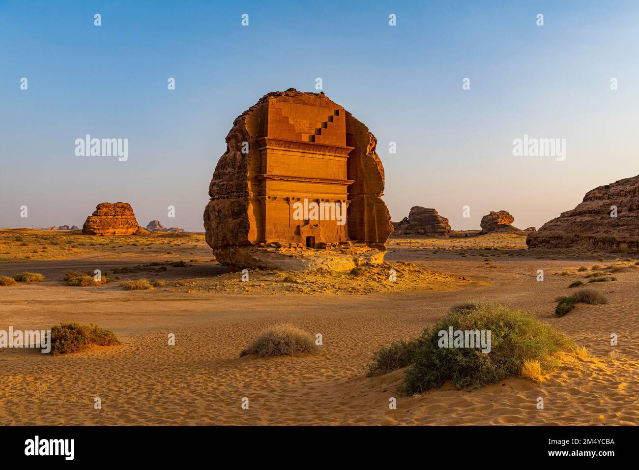 Tomb of Lihyan son of Kuza, Unesco site Maidan Saleh or Hegra, Al Ula ...