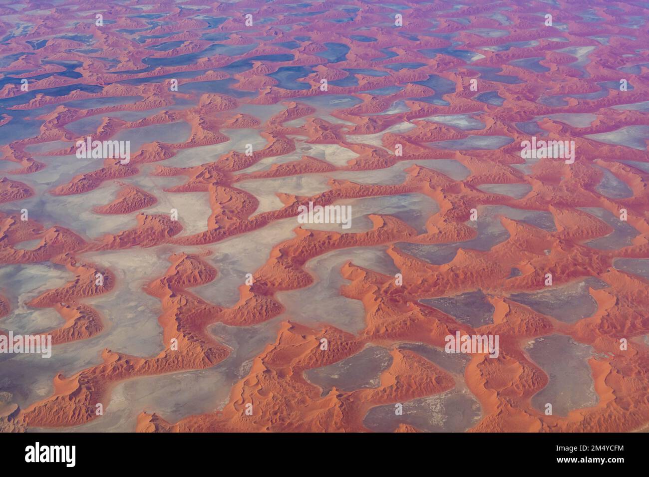 Aerial of the Rub al Khalil, the empty quarter, Kingdom of Saudi Arabia ...