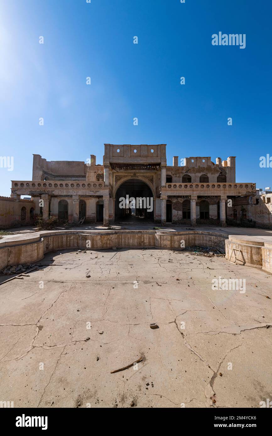 Abandoned Abdullah al-Suleiman palace, Taif, Kingdom of Saudi Arabia ...