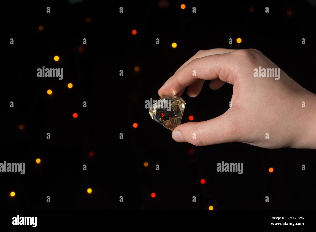 Fake diamond stone made with glass material Stock Photo - Alamy