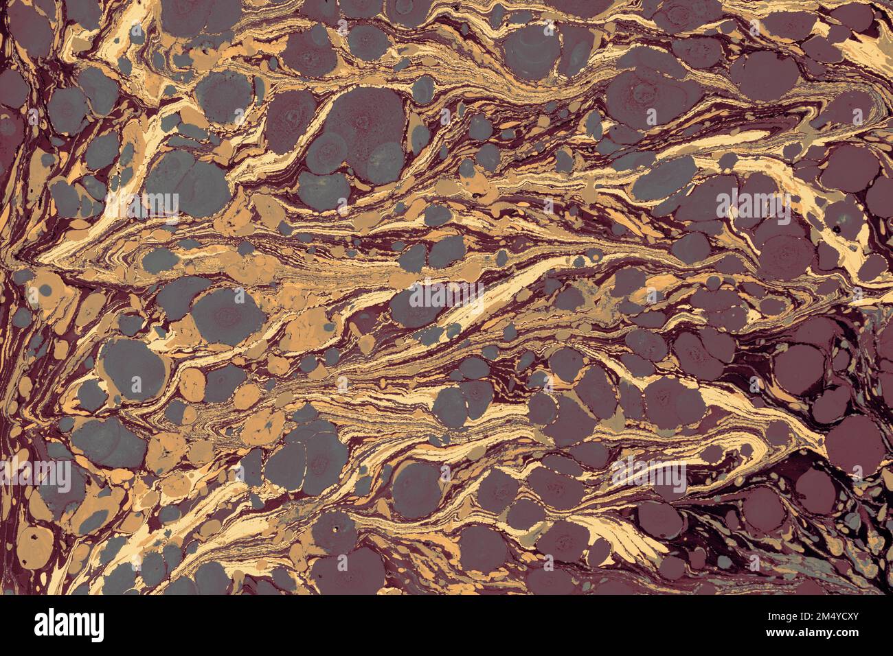 Ebru marbling handmade art, traditional Ebru technique. abstract ...