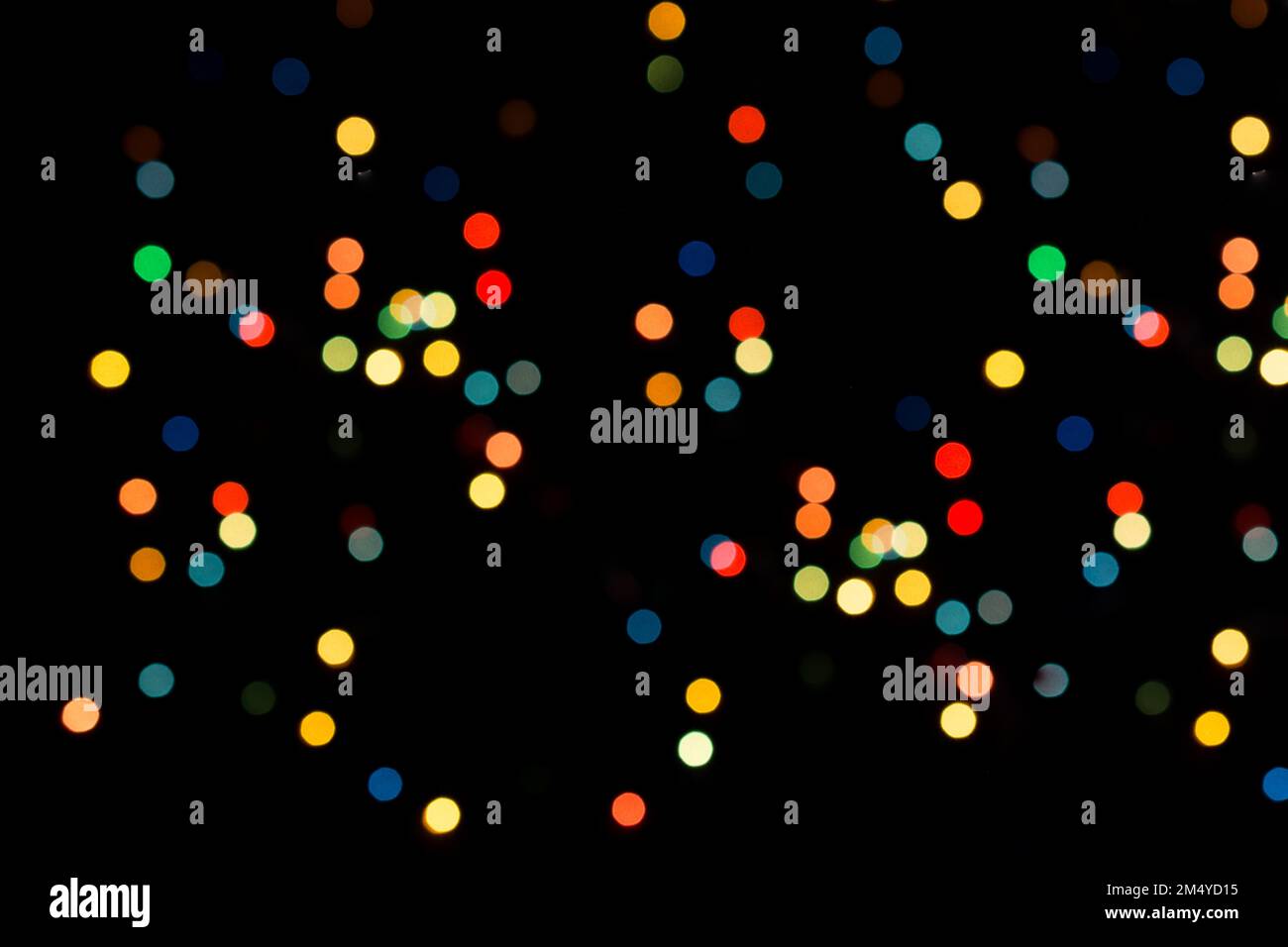 Background With Natural Bokeh And multi color lights Stock Photo - Alamy