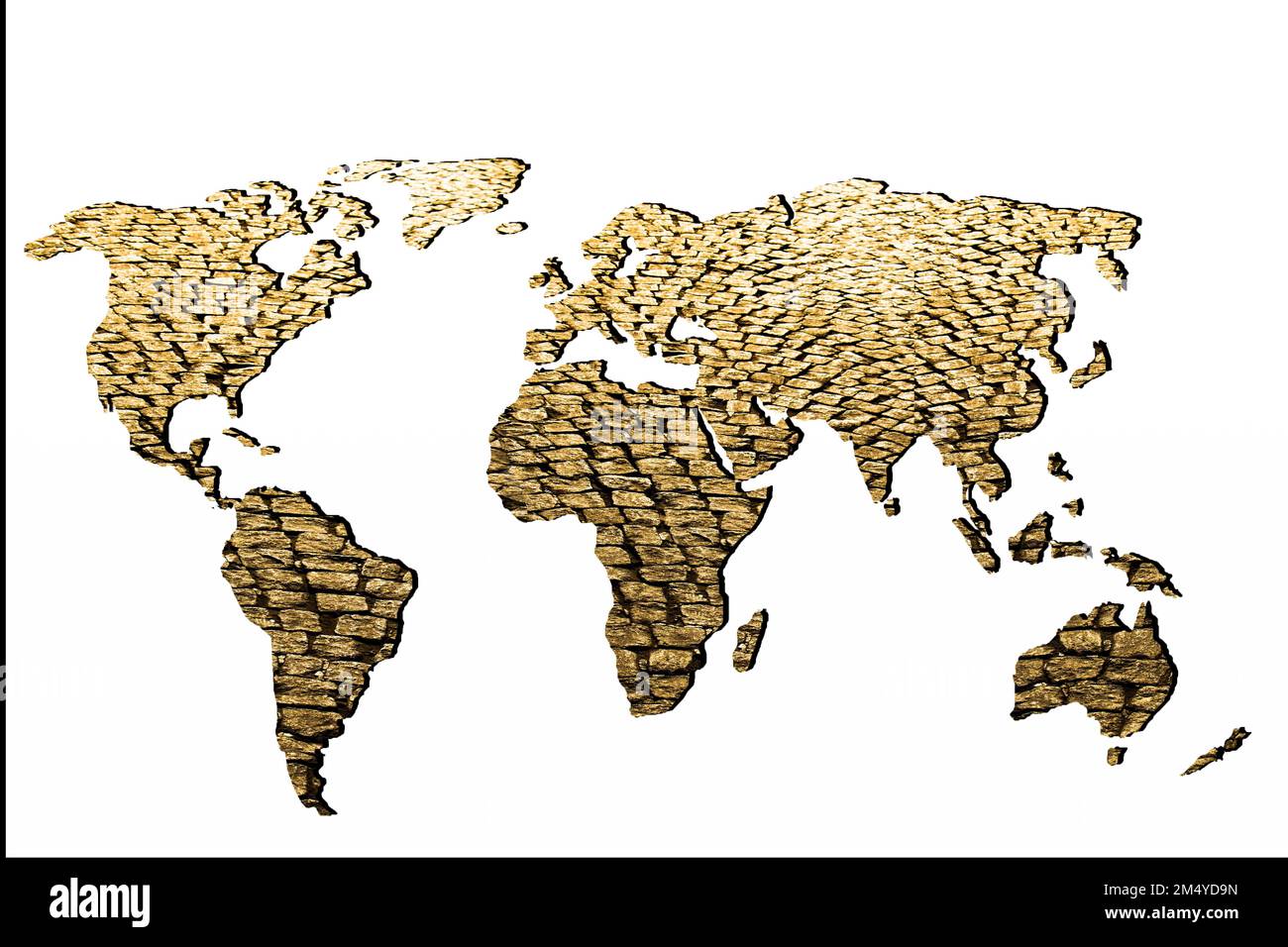 Roughly sketched out world map as global business concepts Stock Photo ...