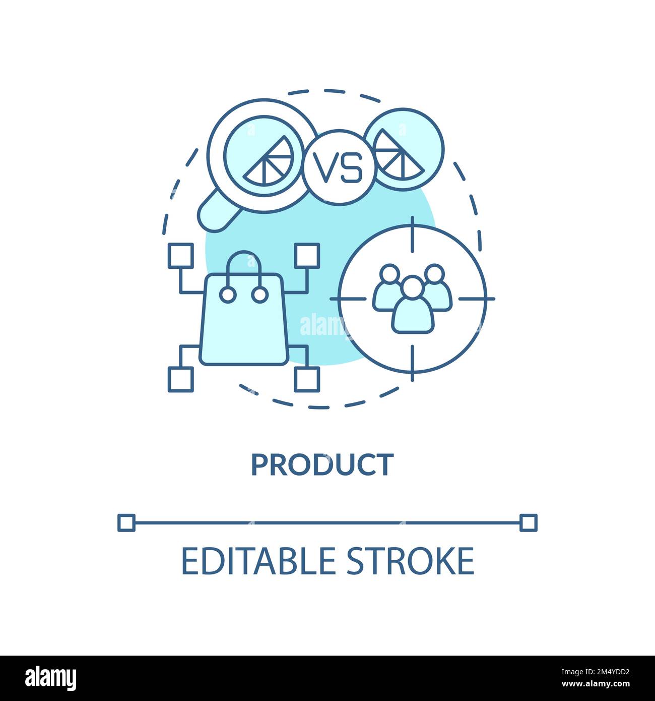 Product Blue Concept Icon Stock Vector Image And Art Alamy